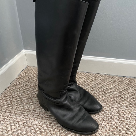 J. Crew | Shoes | J Crew Black Riding Boots | Poshmark
